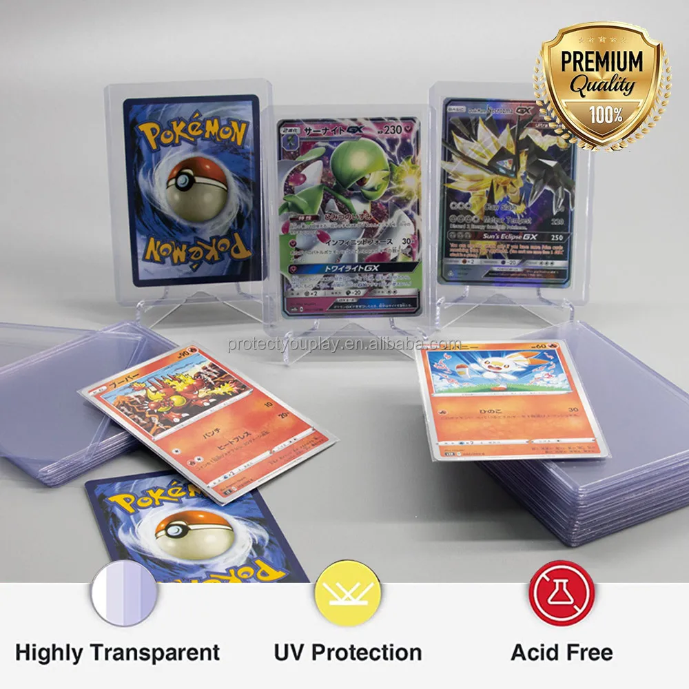 35pt Toploader Top Loader Topload 3x4 Trading Cards Sports Cards Baseball Basketball Cards ...