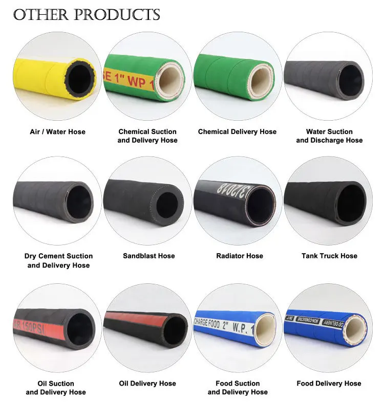 Food Flexible Rubber Suction And Delivery Hose For Food And Potable ...