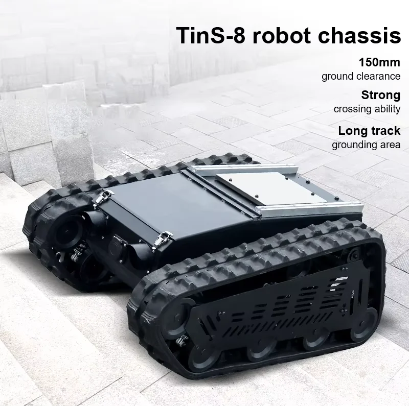 Custom Crawler Robotic Chassis - All Terrain Electric Vehicle