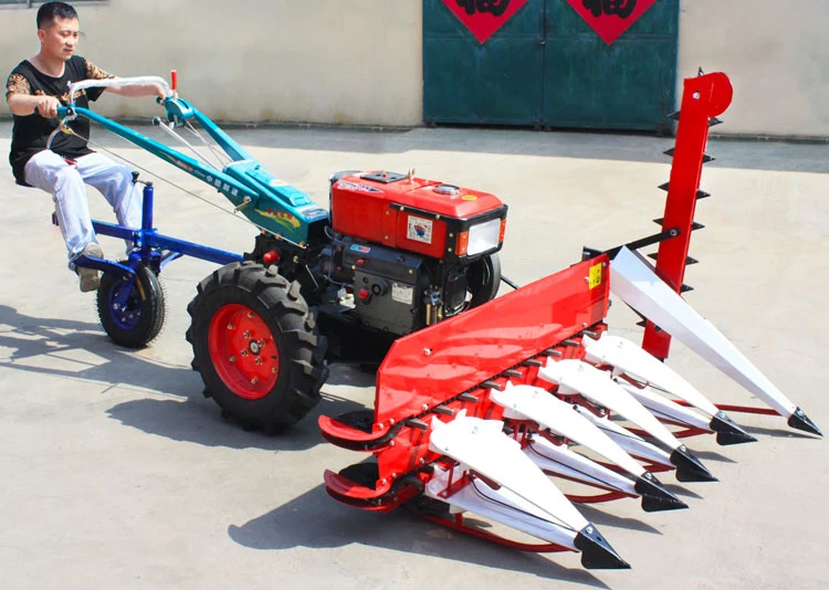 Walking Tractor Mounted Mini Harvester - Durable & Versatile