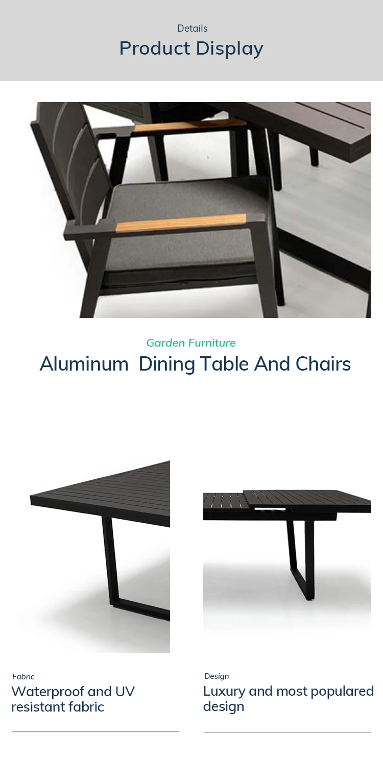 JANSSONG Garden Furniture - Durable Outdoor Dining Sets