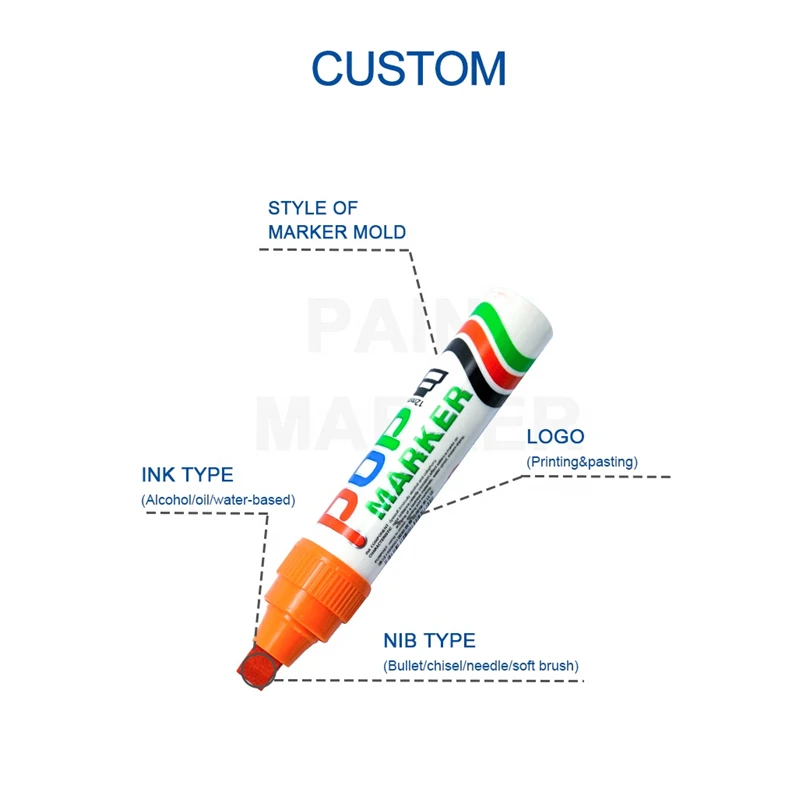 30mm Art Graffiti Markers Pens - Permanent & Eco-friendly