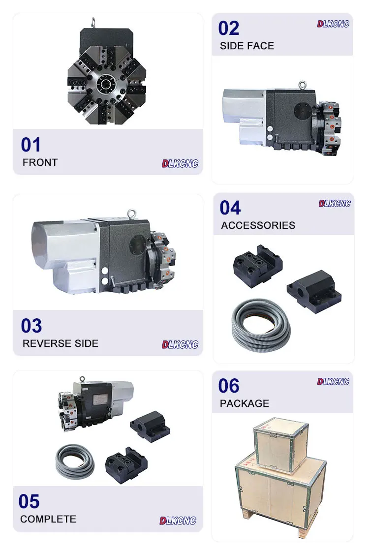 BWD100 Electrical Turret CNC Lathe Machine Tool Holder Turret Milling ...