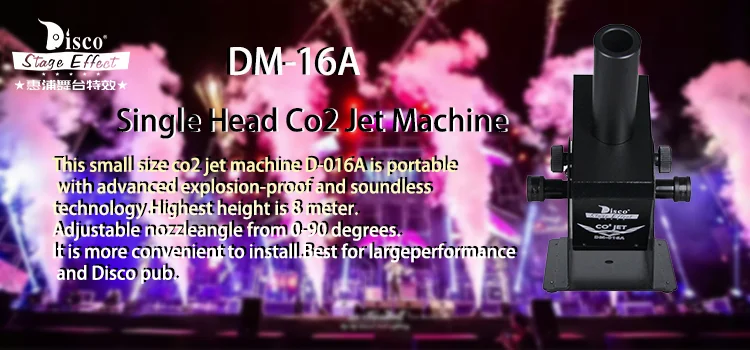 6-8 Meter Dmx Programmable Co2 Cyro Jet Machine Dj Tank Jets Smoke Fog ...