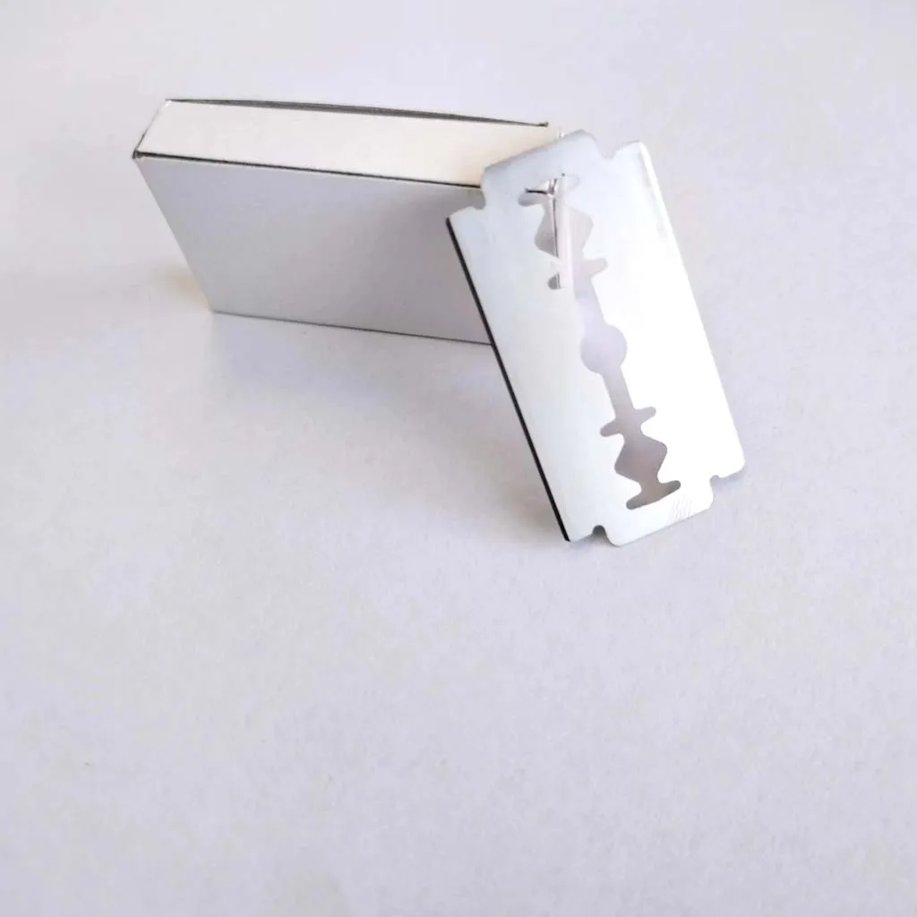Custom Logo Stainless Steel Double Edge Razor Blade - Buy Razor Blade ...
