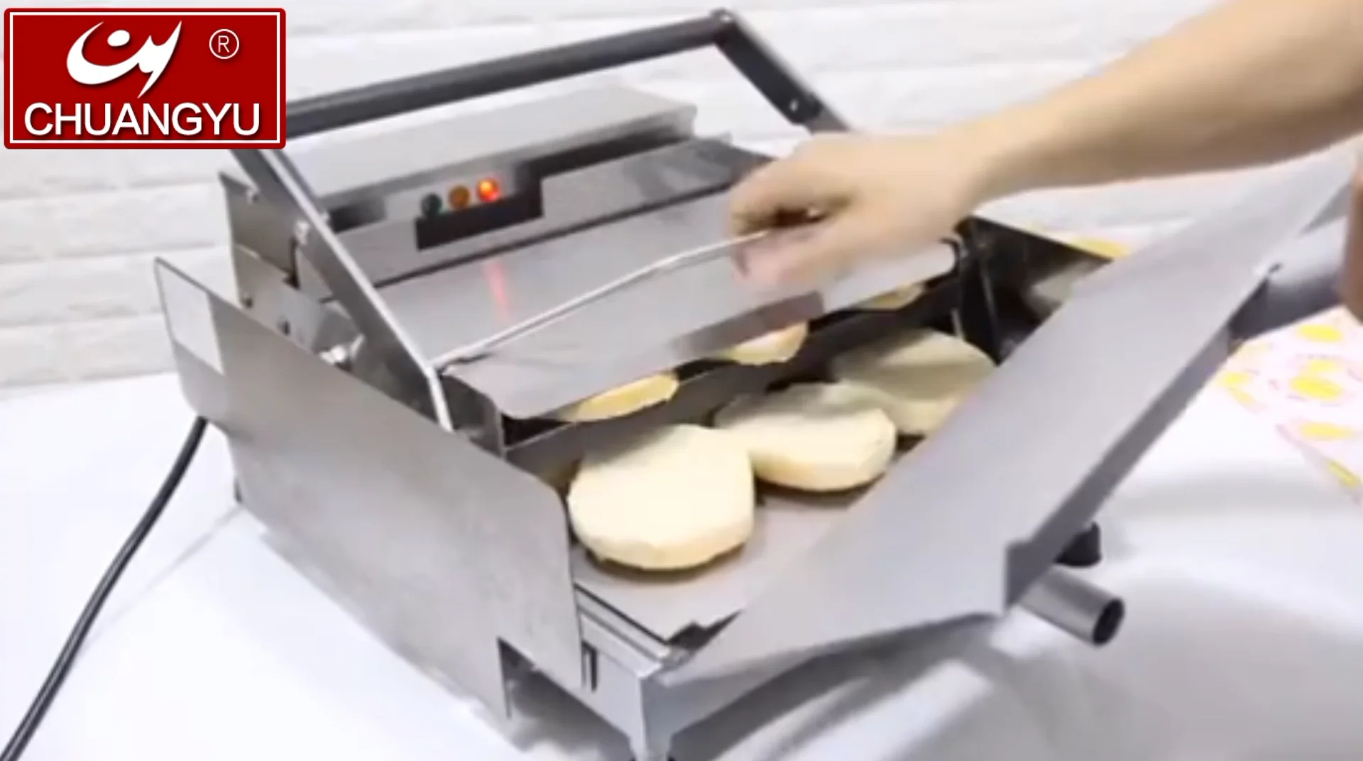 Hamburger Bun Grill Making Machine Burger Toaster For Restaurants - Buy ...