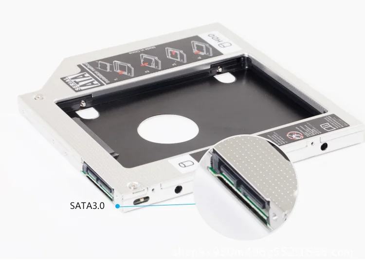 Second Hdd Caddy 2nd Sata Hdd Hard Disk Drive Bay For Laptops Cd-rom ...