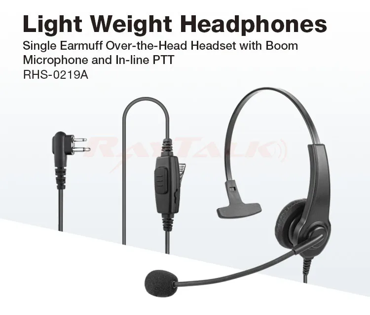RJ45 or RJ11 Connector Headsets for Call Centers - Raytalk