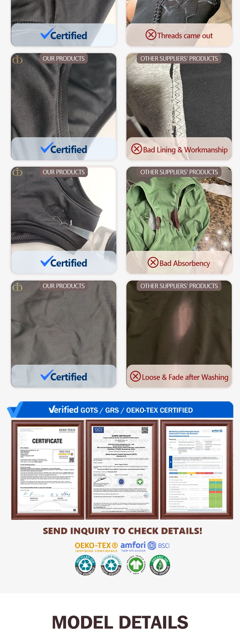 Period Swimsuit Summer Bathing Suits Incontinence Halter Leakproof One ...