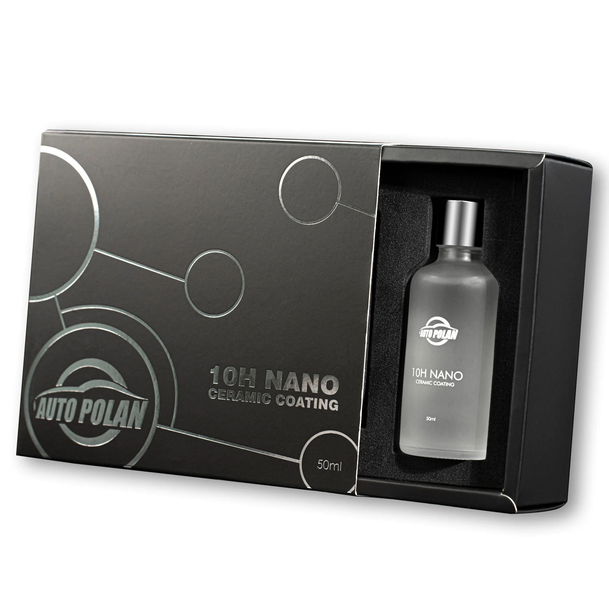 Car Quick Ceramic Coating Nano Polish Wax Kit 10H Ceramic Liquid ...