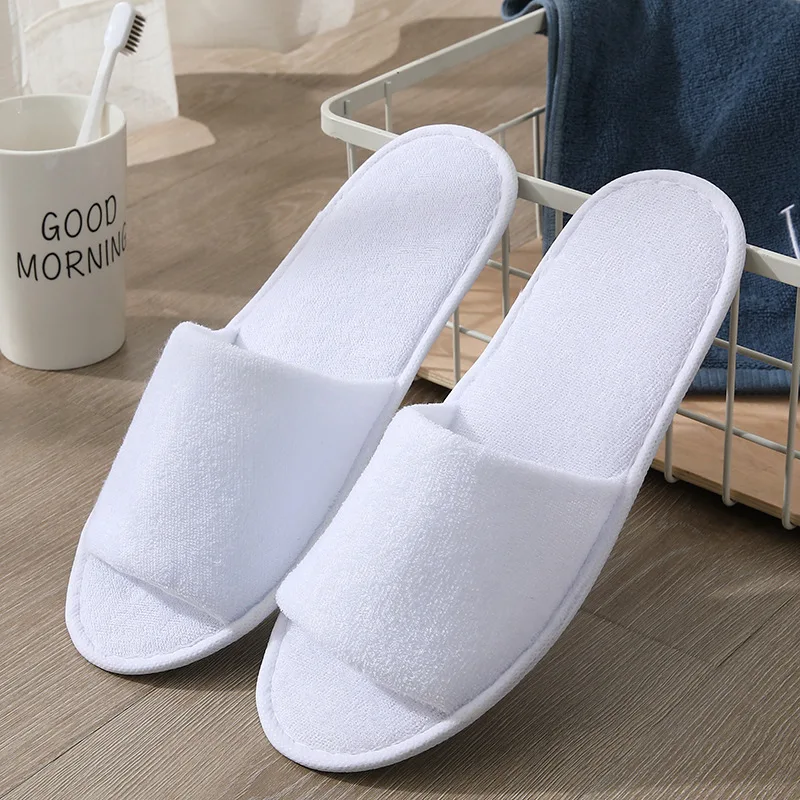 Terry Hotel Slipper Disposable Hotel Towel Slippers Washable Terry ...