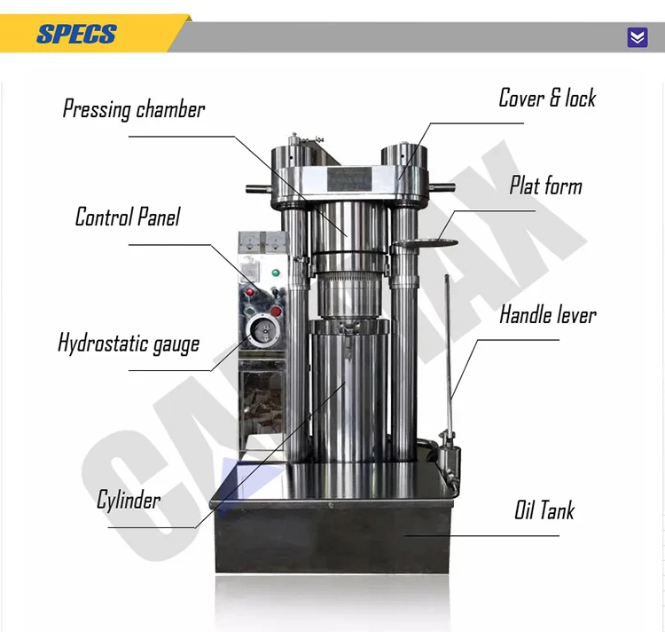 Mini Palm Kernel Making Hydraulic Oil Press Machine - Buy Single Phase ...