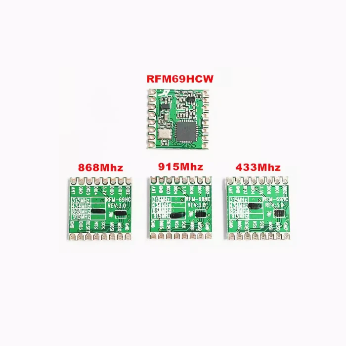 Hoperf Rfm69hcw Rfm69 433mhz 915mhz 868mhz Rf Module - Buy Rfm69hcw ...
