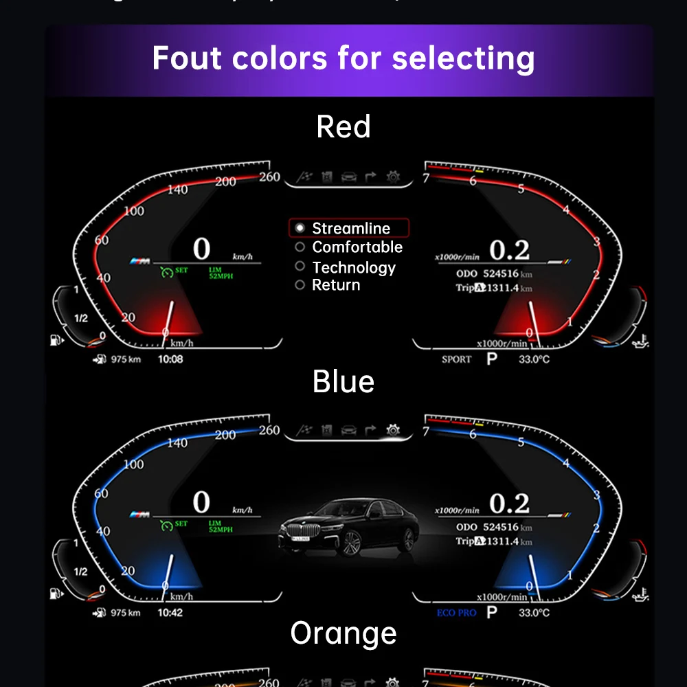 Coika Digital Multifunction Lcd Cluster Display Instrument Upgrade For ...