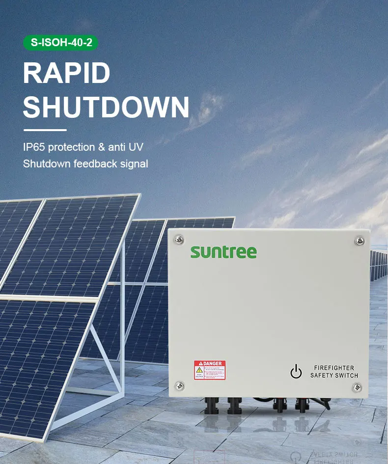 600V 1000V 1500V 4 Pole 2 String Photovoltaic Rapid Shutdown Switch