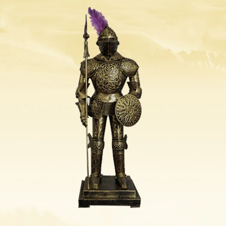 Ancient Roman Warriors in Armour Iron Modern Soldiers Statue
