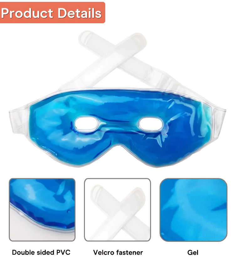 Promotional Gel Beads Cooling Compress Eye Mask Freezer Gel Eye Mask ...
