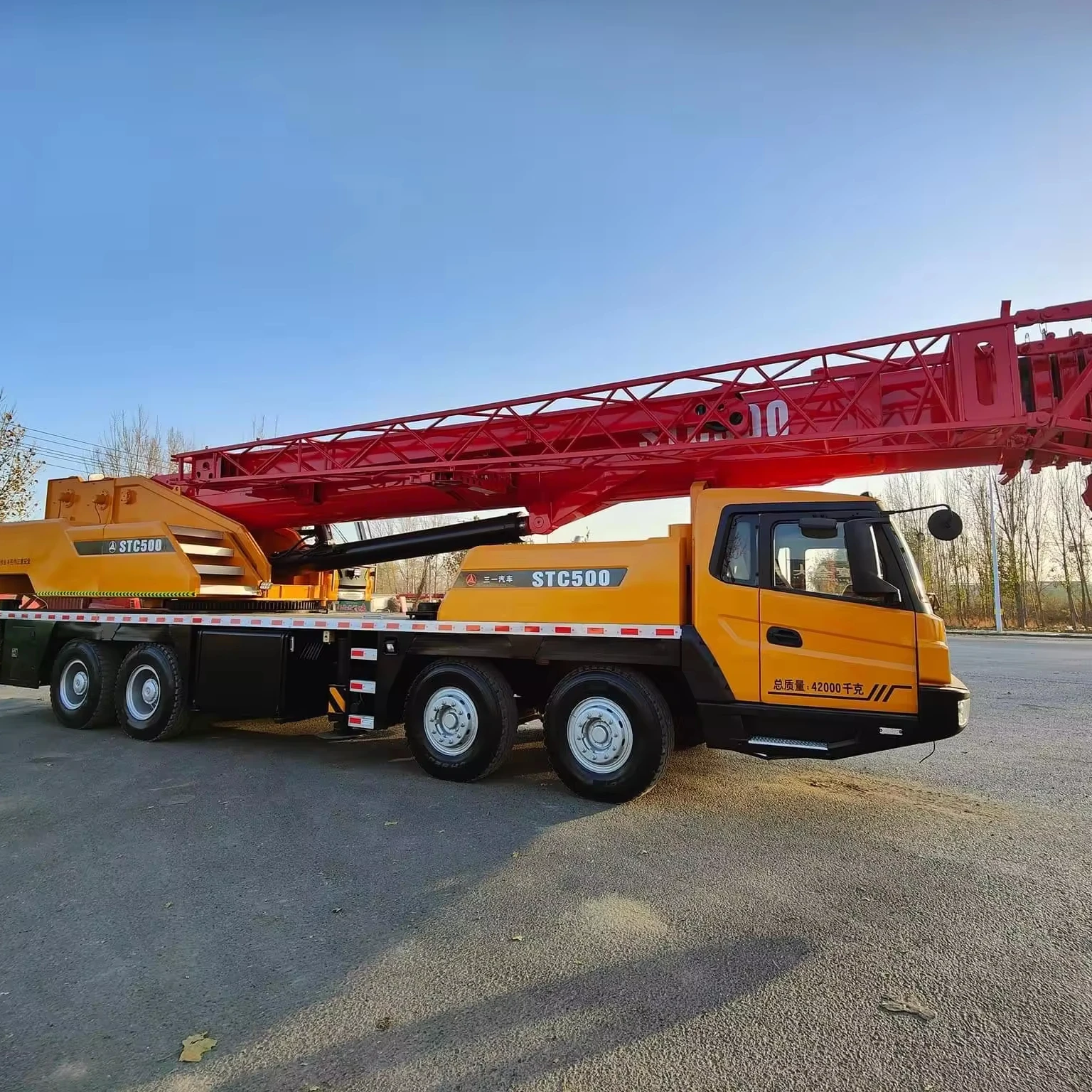 Sany 50 ton all wheels driving all terrain crane mobile truck crane ...