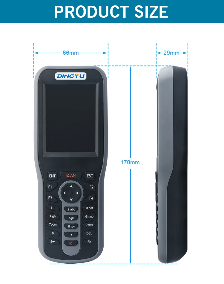 DI9202-2D Warehouse High Performance Wireless PDA Scanner