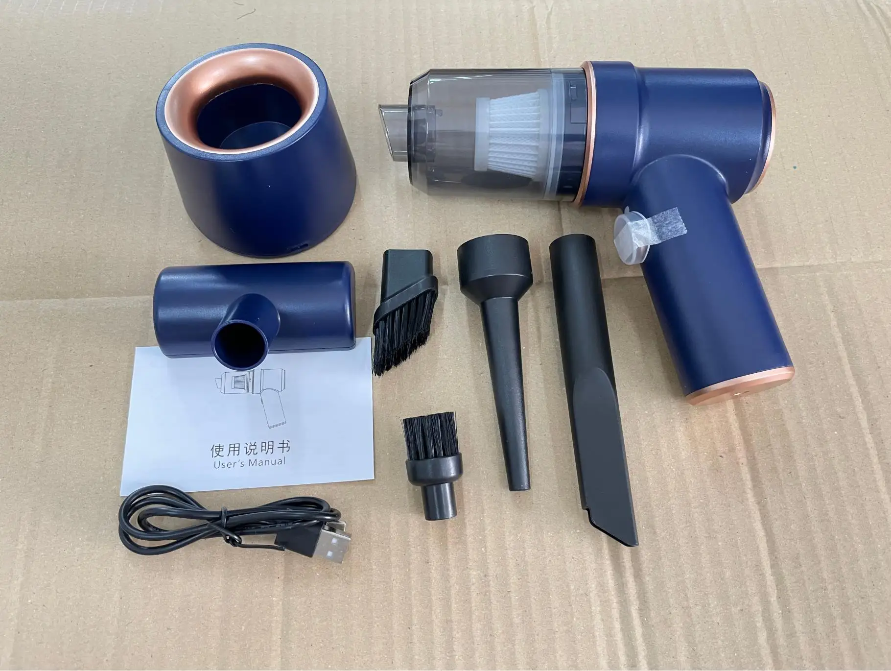 Type C Fast Charge Handheld Vacuum Cordless,Car Vacuum Cleaner,Usb ...