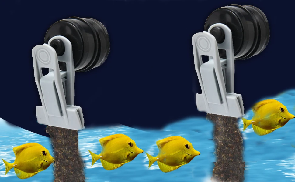 Vastocean Fish Tank Strong Magnetic Seaweed Vegetable Feeding Clip ...