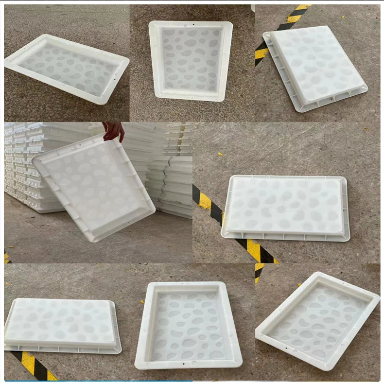 Modern Block Interlocking Paver Plastic Pavement Mould Precast Concrete ...