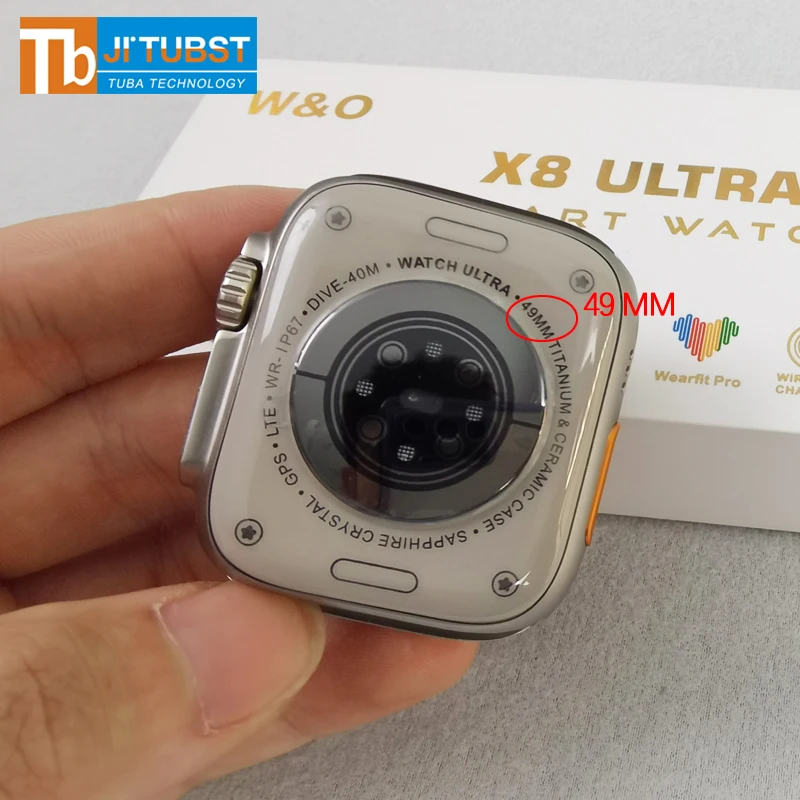 New Series 8 X8ultra Smartwatch 49 Mm Customize Dial Large Capacity ...
