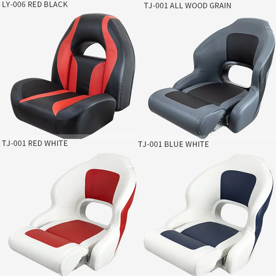 Boat Seat Collapsible Luxury Sun Protection Driving Chair Yacht Fishing ...