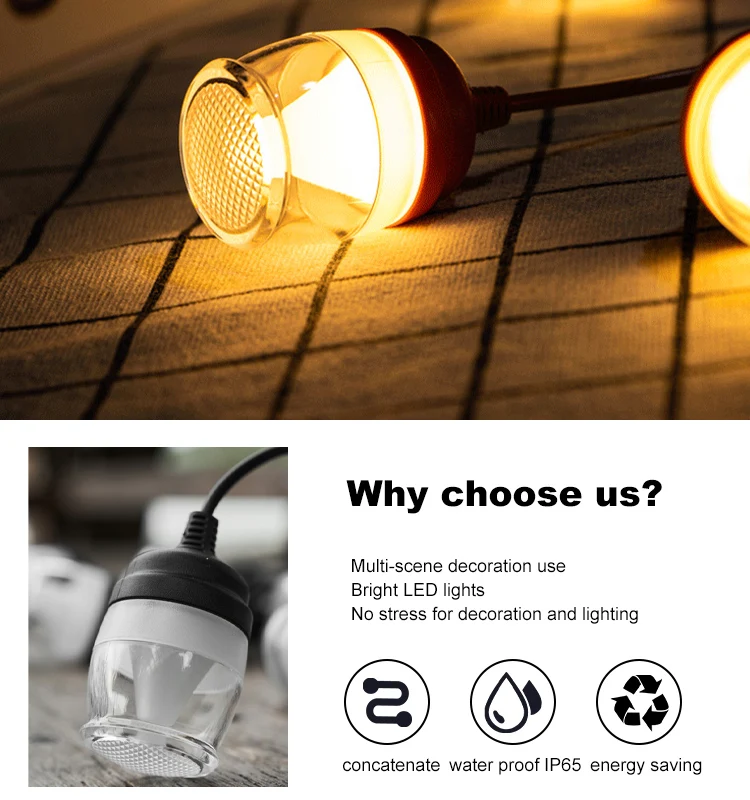 Waterproof Outdoor Christmas Party Light Solar Powered Decoration ...