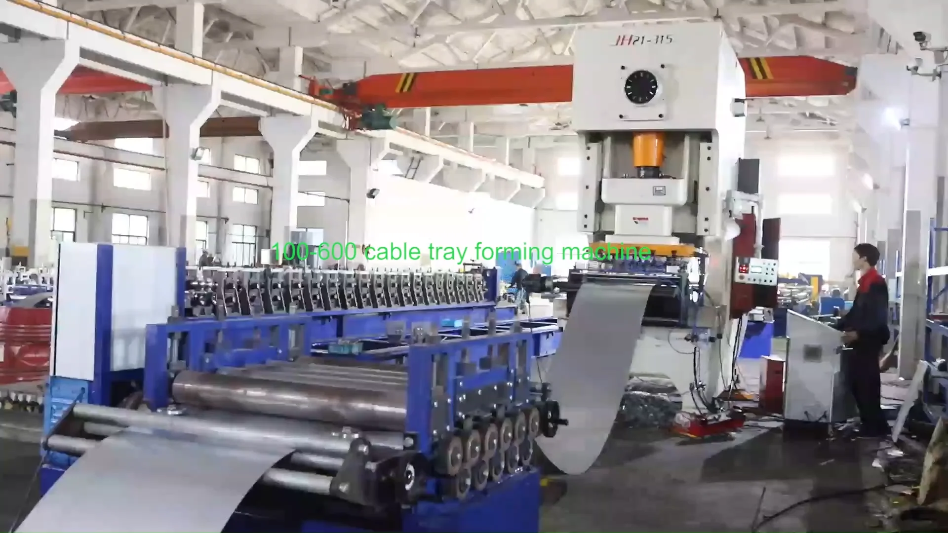 Fully Automatic Cable Tray Production Line Cable Tray Roll Forming ...