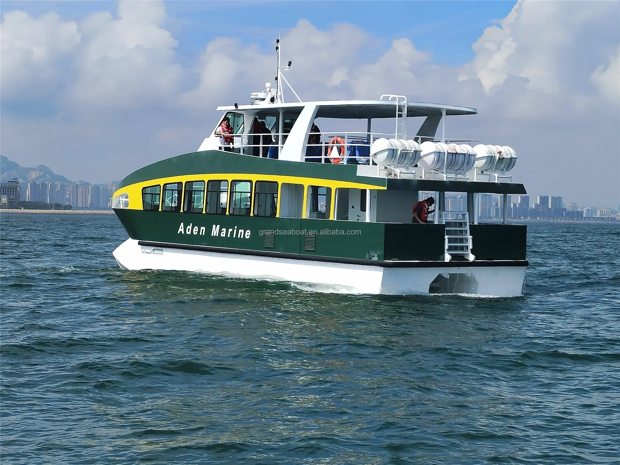 Grandsea 15m Aluminum Catamaran Passenger Ferry Boat for Sale| Alibaba.com