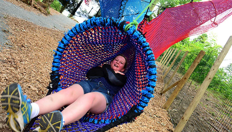 Outdoor Rope Net Tree Trampoline - Large Amusement Park