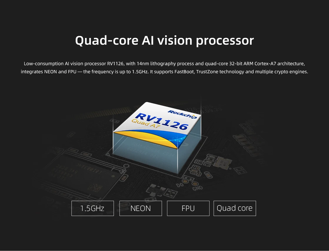 Rockchip Rv1126四核npu 2.0顶部人脸识别检测开源ipc摄像机rv1126 Rk Rockchip开发板 - Buy ...