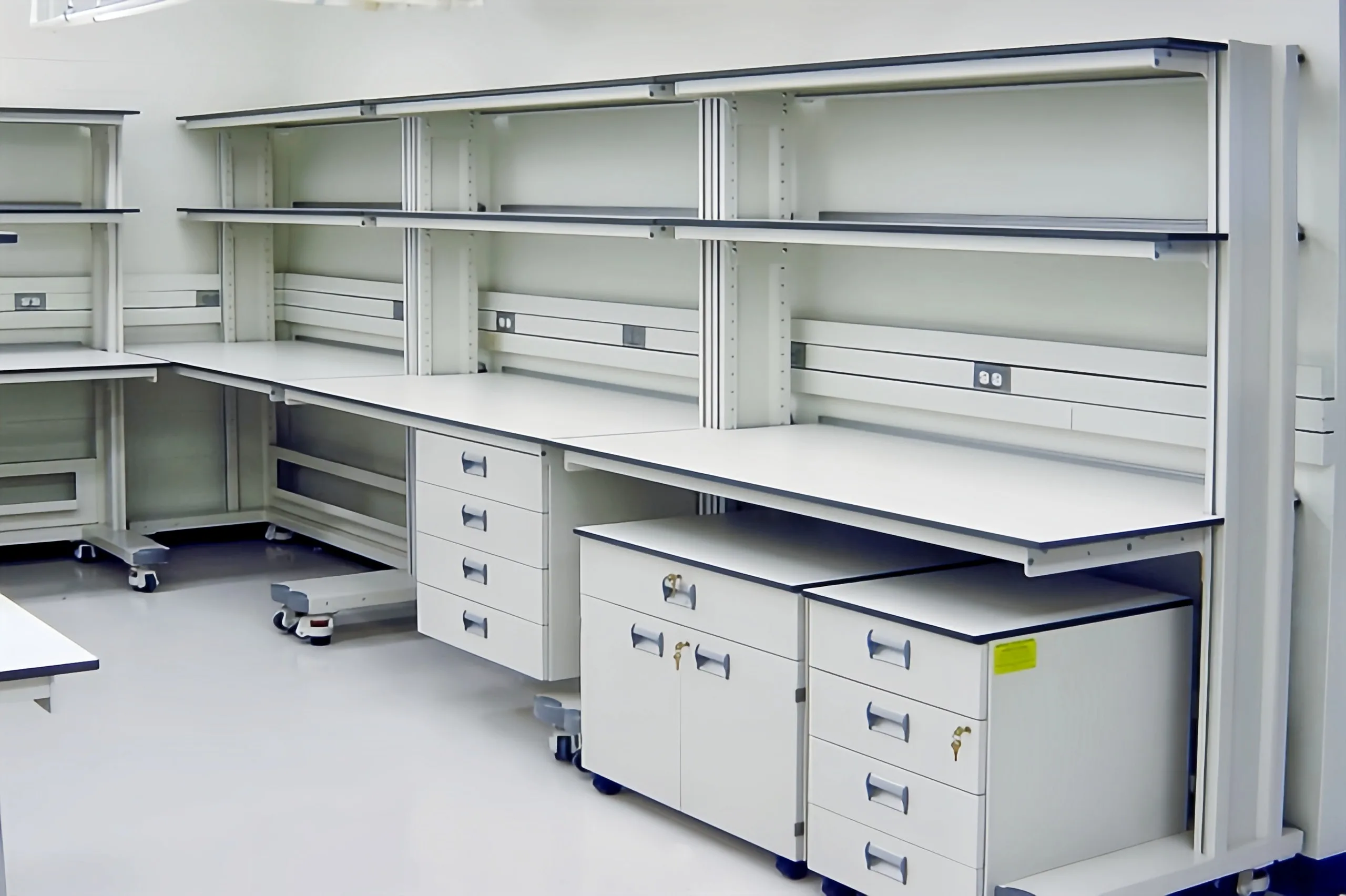 Mobile Lab Modular Lab Benches Physics Chemistry Work Bench Laboratory ...