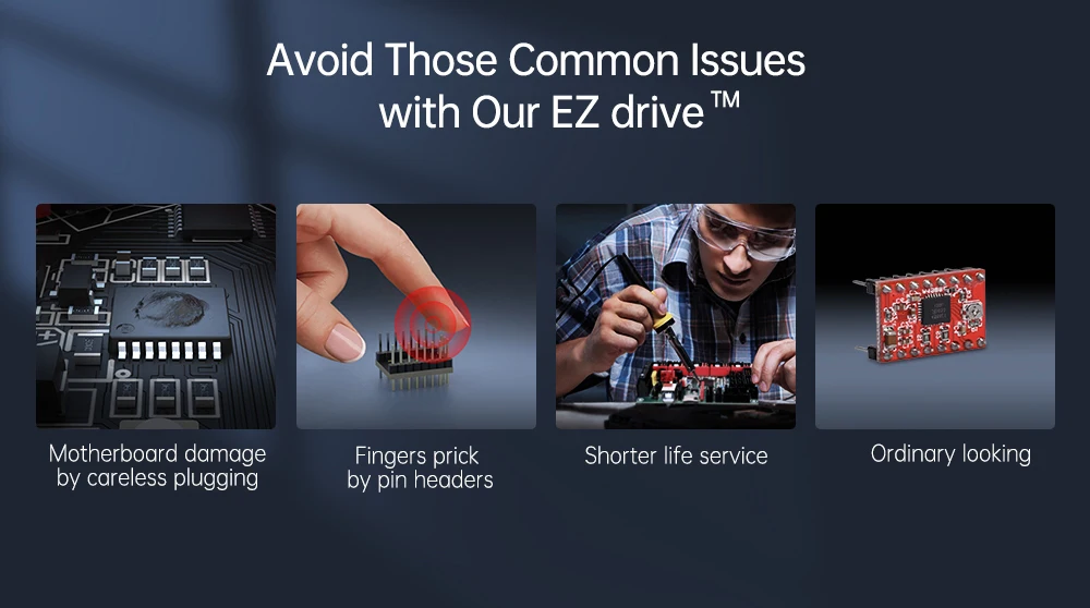 Bigtreetech Ez Drive简易驱动程序ez2209/ez5160 Pro V1.0兼容3d打印机控制器主板 - Buy Ez驱动 ...