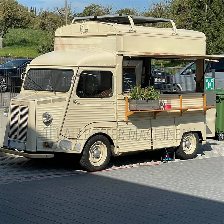 Customized Food Snack Truck - Retro Camper Cooking Catering