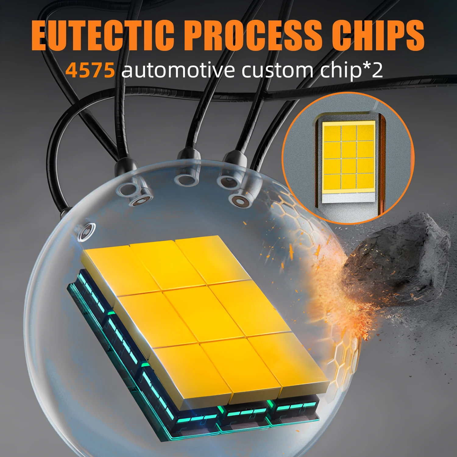 Alibaba.com: AKE K12 9012 HIR2 LED headlights, 240W 24000lm, double ...