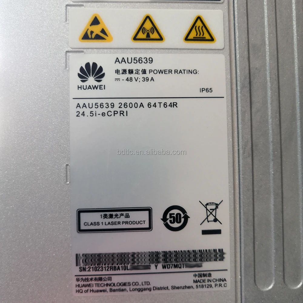Huawei Aau5639 Aau5639w 5g Aau Rru 02312rba Wd7mqtra49ji 02312rbb ...
