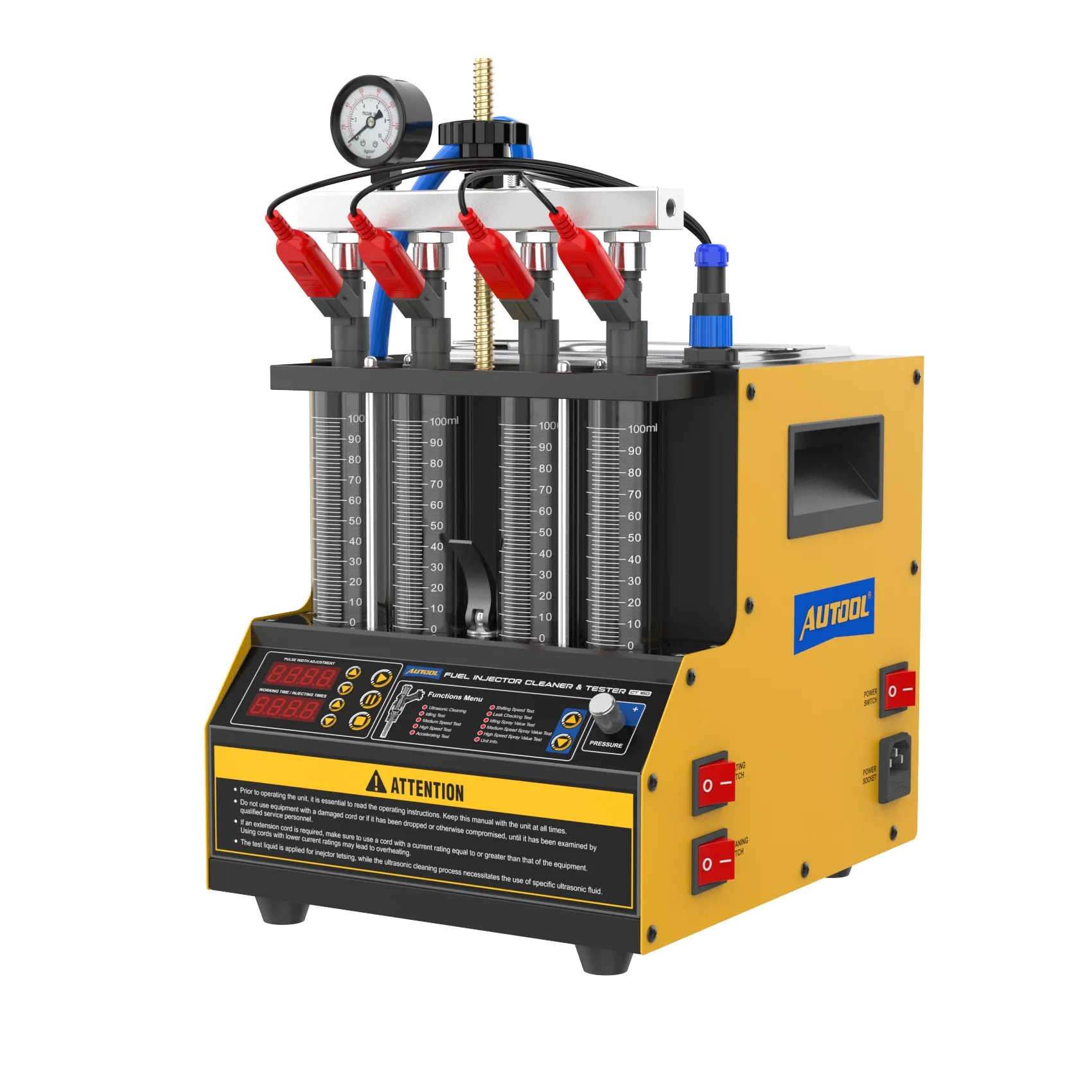 AUTOOL CT160 Fuel Injector Cleaner And Tester Auto diagnostic Tool ...