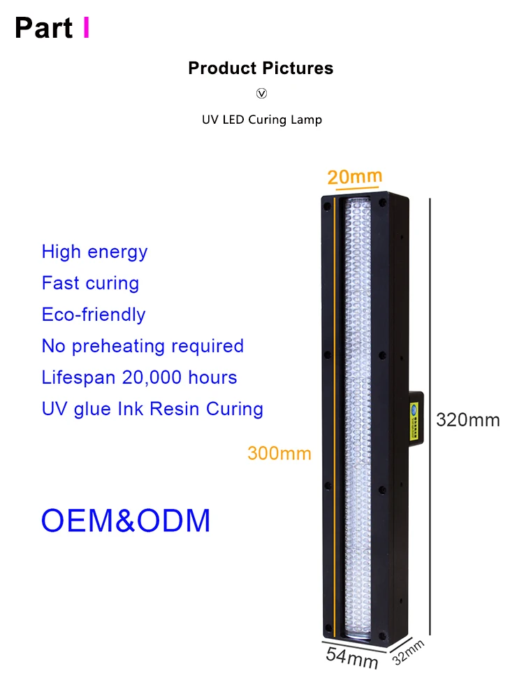 Factory Customization High Power Ultraviolet Lamp 365nm 395mm Water ...