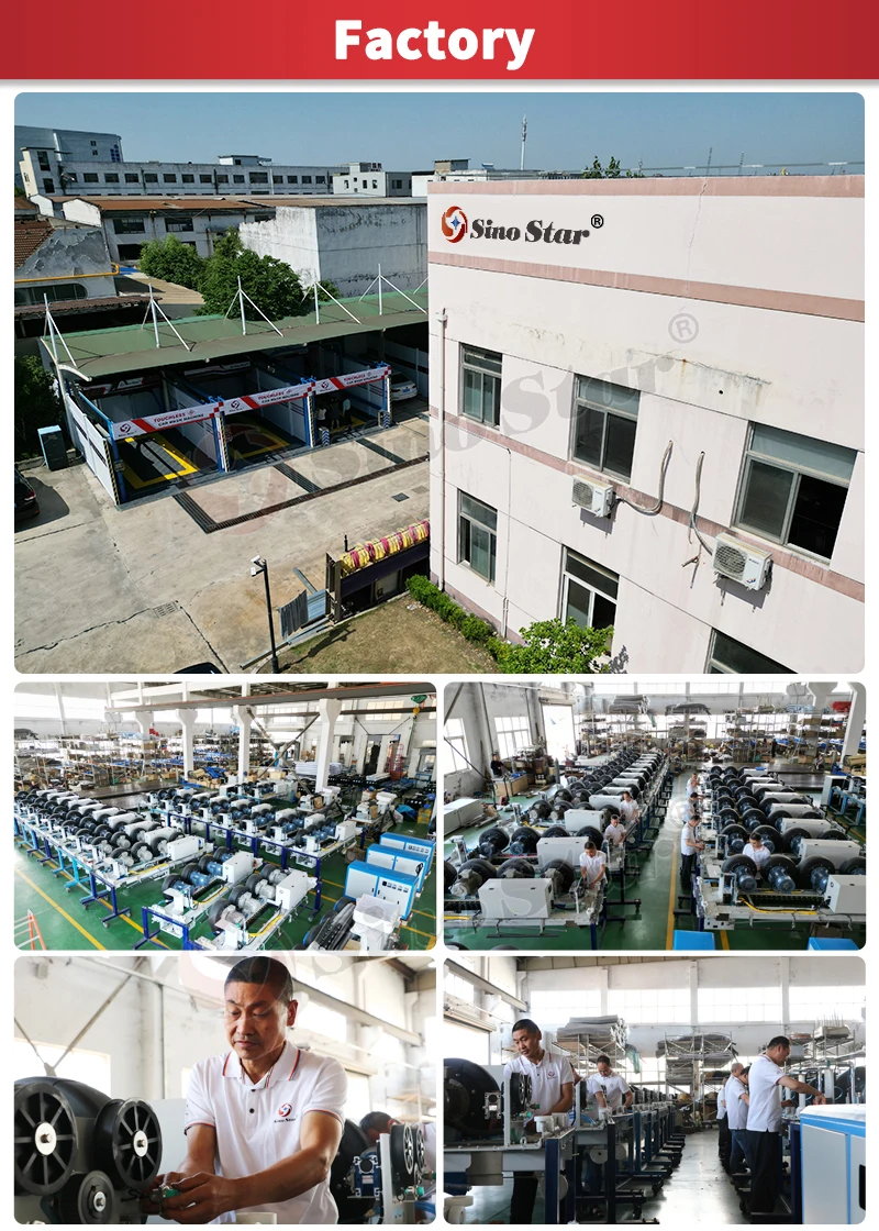 Sino Star Auto Car Wash Machine System - Touchless & Robotic
