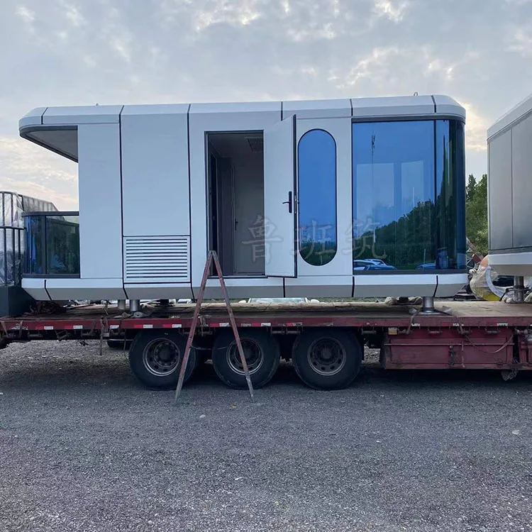 Wholesale Construction Glamping Tents With Bathroom Prefab Houses ...