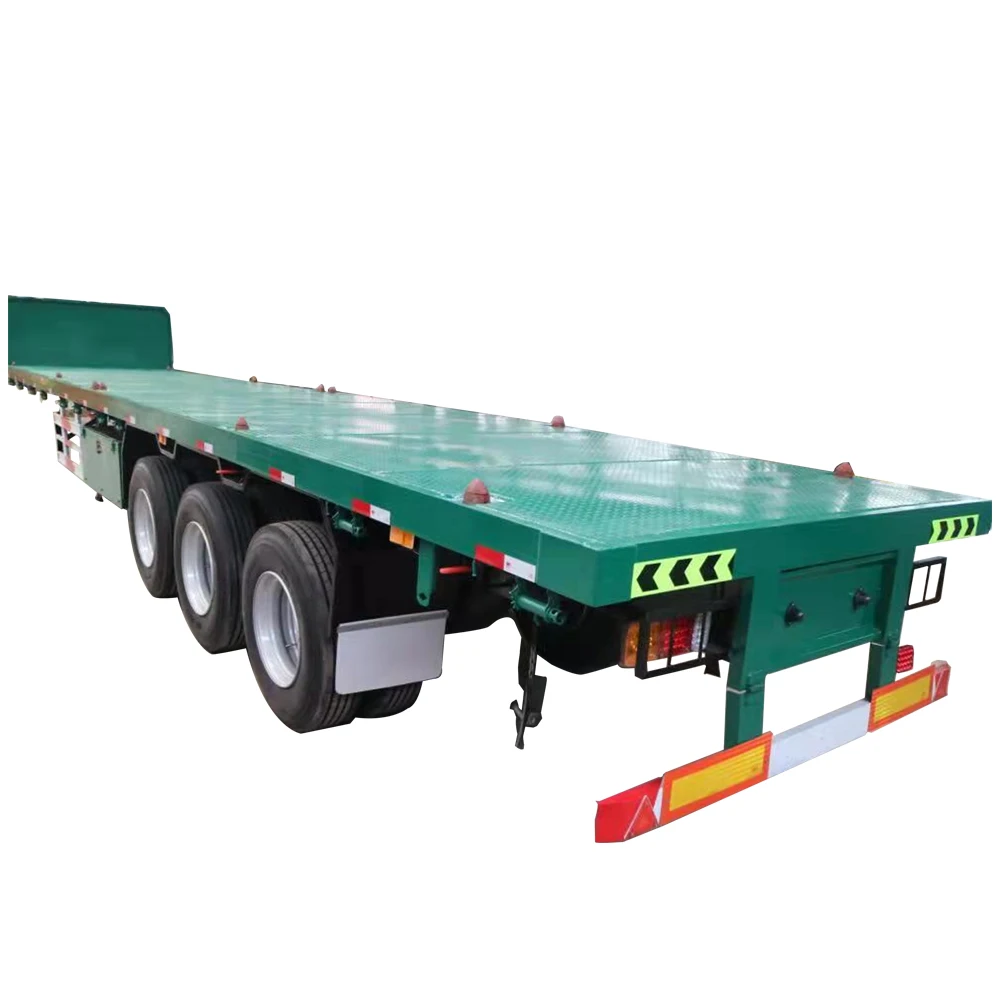 Container Terminal Trailer Combo Container Hauling Trailer 20 Feet ...