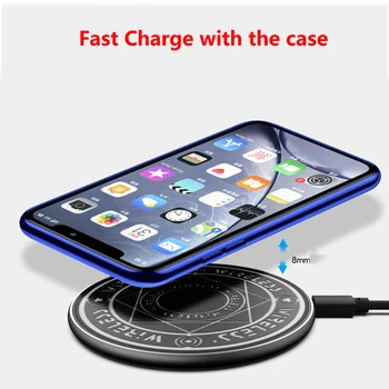 2020 Magic Circle Wireless Charger Qi Charging Pad Magic Array Mat ...