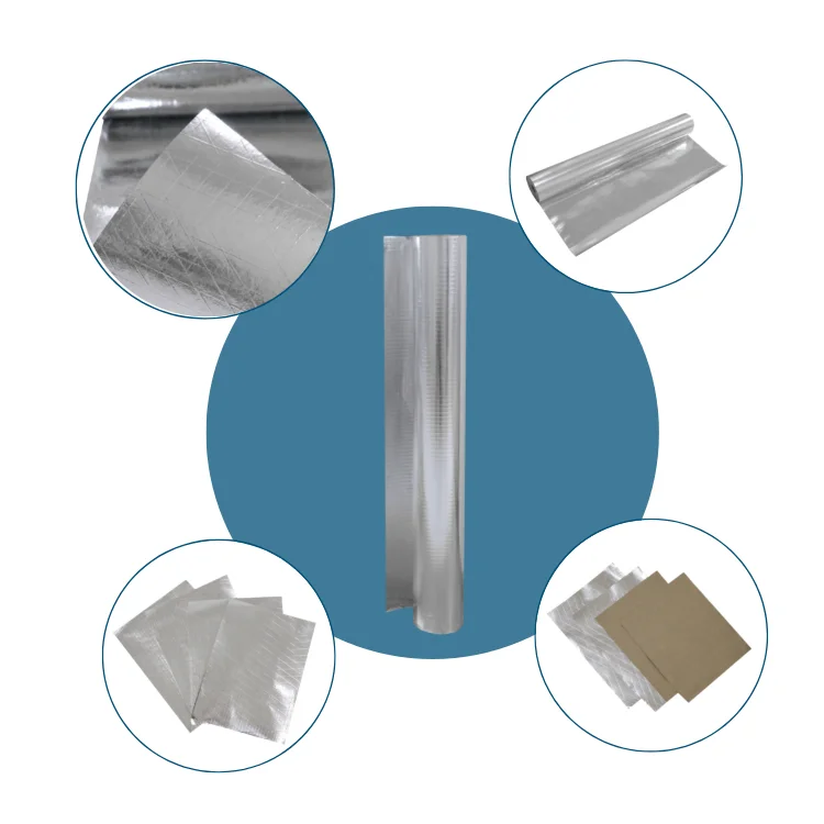 Reinforced With Aluminum Foil Laminated Kraft Paper Flame Resistant ...