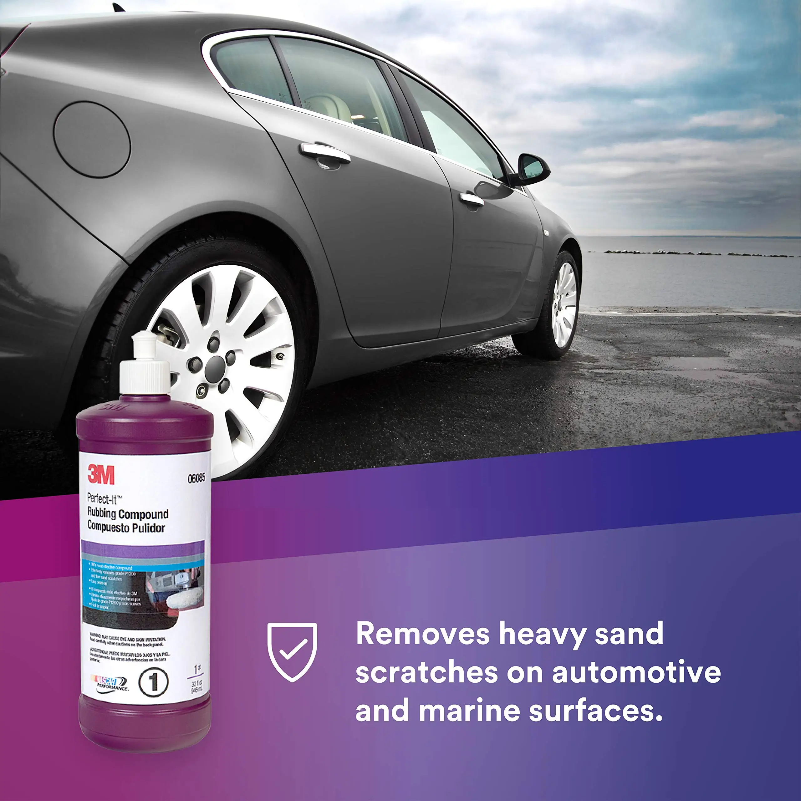 3M Perfect-It Rubbing Compound & Machine Polish Kit for Car Care