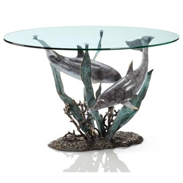 Bronze Statue Coffee Table Metal Sculptures Apply Home Garden ...