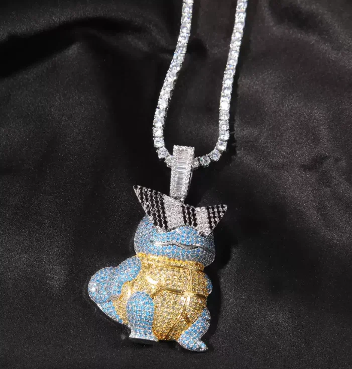 Customized Cartoon Pendant Moissanite Hip Hop Jewelry Vvs Moissanite ...