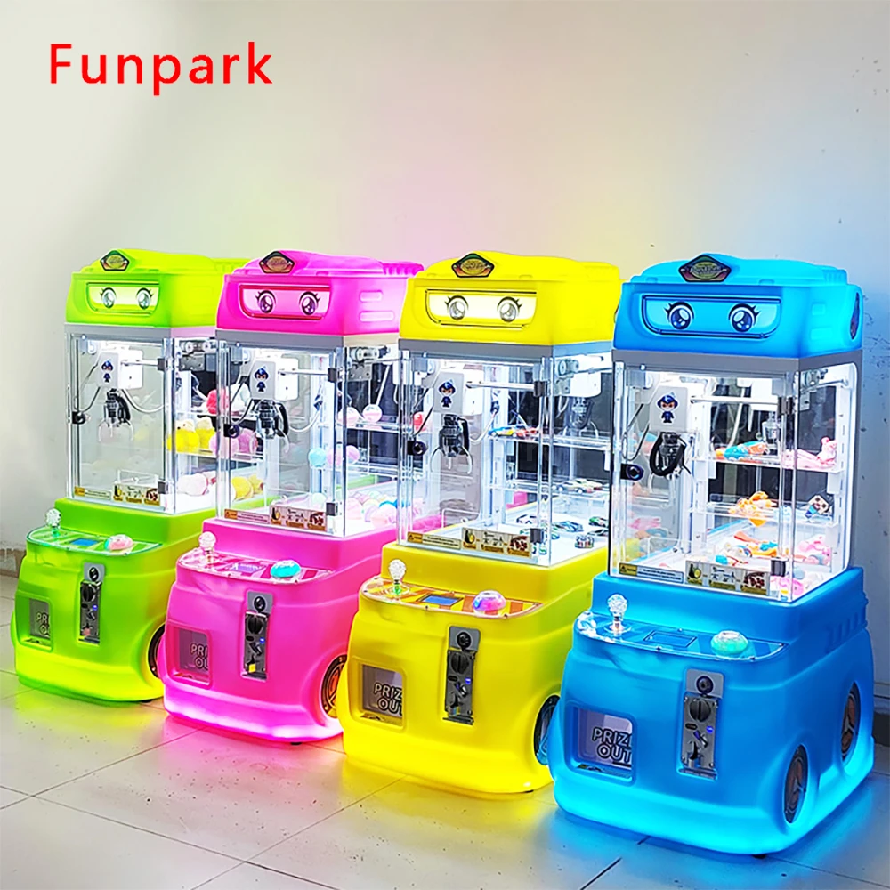 Funpark Factory Wholesale Mini Claw Crane Machine Coin Operated Indoor ...