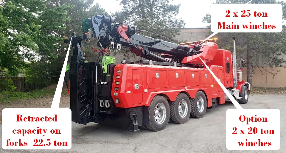 Metro 50 Ton Rotator Tow Truck for Sale - Manual Transmission